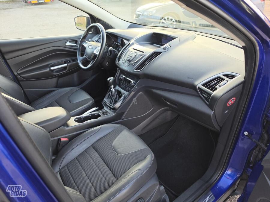 Zils Ford Kuga 2015 Pakruojis, ar dzinēja tilpumu 2.00 L un nobraukumu 185 tūkst. km par 7100 €, foto 16 vietnē AUTOMOTO.COM.LV