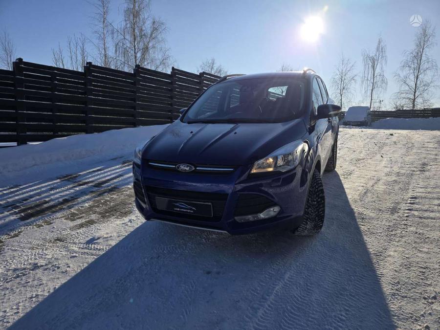 Zils Ford Kuga 2016 Telšiai, ar dzinēja tilpumu 2.00 L un nobraukumu 197 tūkst. km par 7200 €, foto 14 vietnē AUTOMOTO.COM.LV