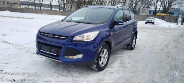 Blue Ford Kuga 2016 in Klaipeda, with an engine capacity of 1.50 L and mileage of 135 thousand km for 8600 €, photo 1 on AUTOMOTO.COM.LV
