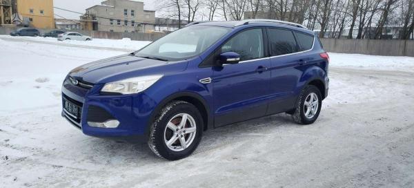 Blue Ford Kuga 2016 in Klaipeda, with an engine capacity of 1.50 L and mileage of 135 thousand km for 8600 €, photo 2 on AUTOMOTO.COM.LV