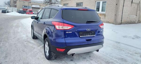 Blue Ford Kuga 2016 in Klaipeda, with an engine capacity of 1.50 L and mileage of 135 thousand km for 8600 €, photo 5 on AUTOMOTO.COM.LV