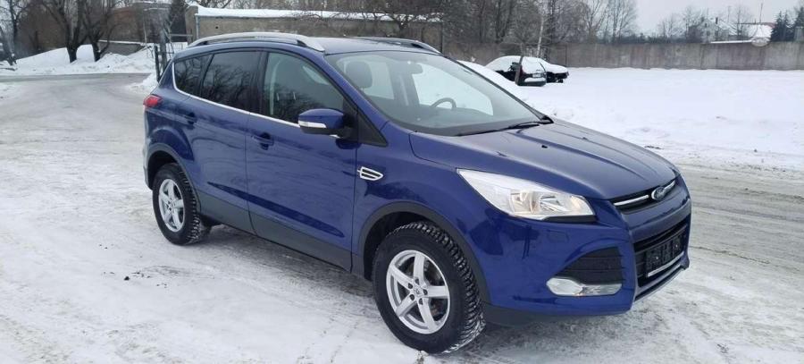 Zils Ford Kuga 2016 Klaipėda, ar dzinēja tilpumu 1.50 L un nobraukumu 135 tūkst. km par 8600 €, foto 9 vietnē AUTOMOTO.COM.LV