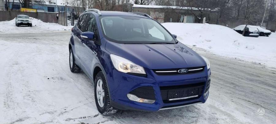 Zils Ford Kuga 2016 Klaipėda, ar dzinēja tilpumu 1.50 L un nobraukumu 135 tūkst. km par 8600 €, foto 10 vietnē AUTOMOTO.COM.LV