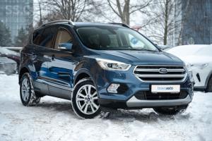 Blue Ford Kuga 2018 in Riga, with an engine capacity of 1.50 L and mileage of 56 thousand km for 12990 €, photo 3 on AUTOMOTO.COM.LV