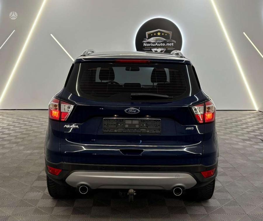 Blue Ford Kuga 2019 in Marijampole, with an engine capacity of 2.00 L and mileage of 122 thousand km for 10850 €, photo 26 on AUTOMOTO.COM.LV