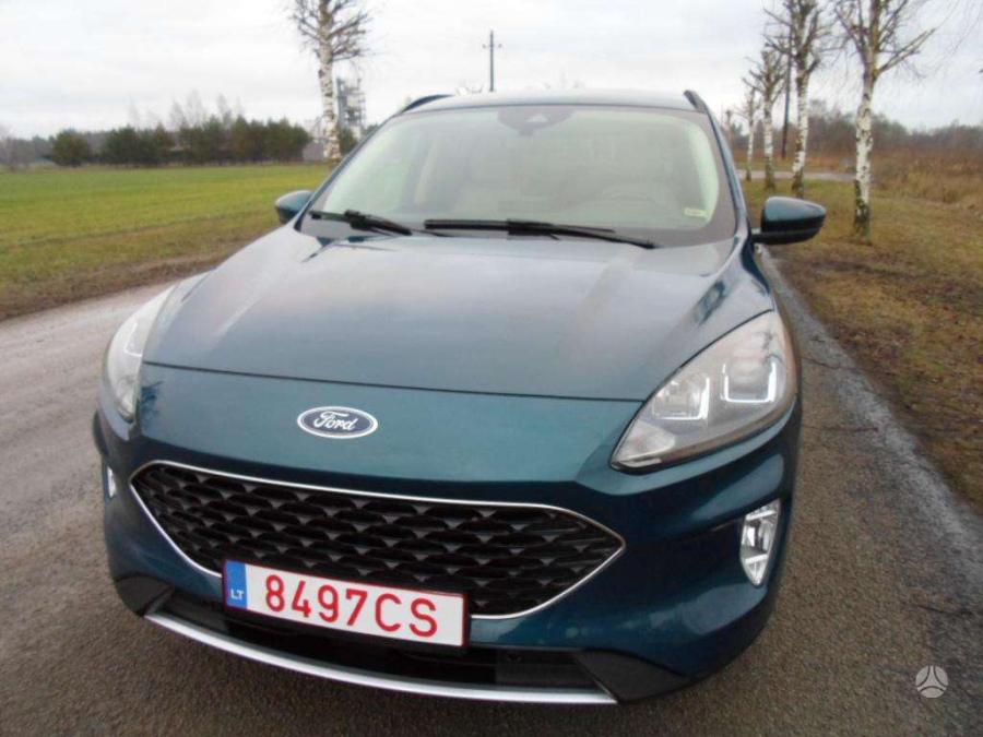Zils Ford Kuga 2020 Šauļi, ar dzinēja tilpumu 1.50 L un nobraukumu 121 tūkst. km par 13400 €, foto 4 vietnē AUTOMOTO.COM.LV