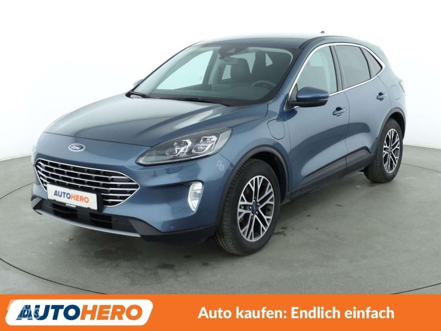 Blue Ford Kuga 2020 in Kaunas, with an engine capacity of 2.50 L and mileage of 41 thousand km for 24862 €, photo 1 on AUTOMOTO.COM.LV