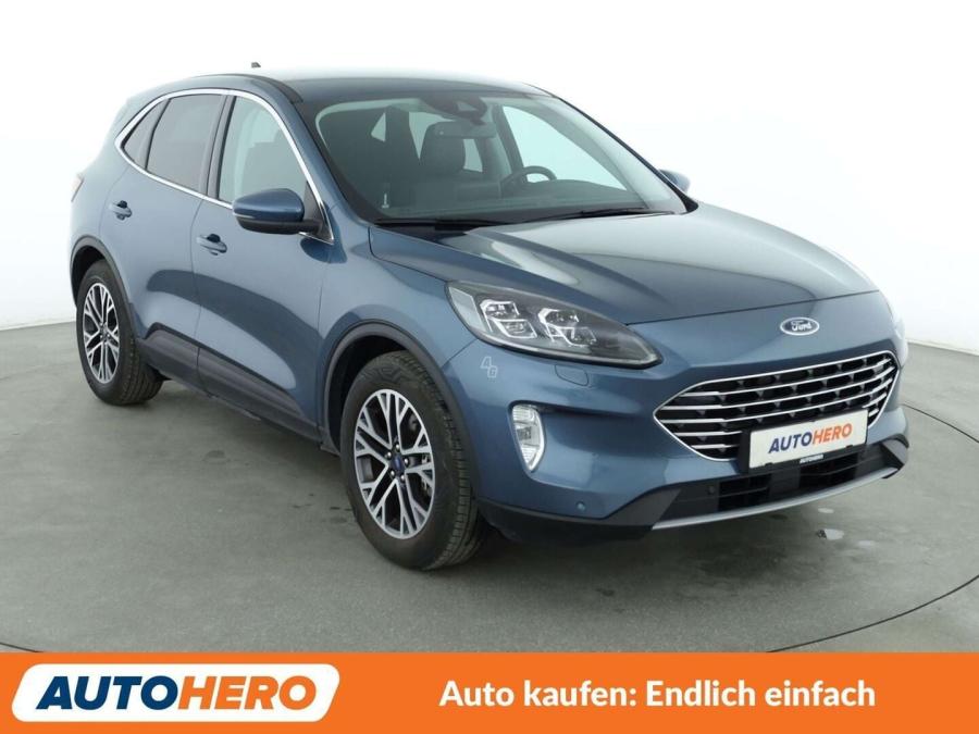 Blue Ford Kuga 2020 in Kaunas, with an engine capacity of 2.50 L and mileage of 41 thousand km for 24862 €, photo 8 on AUTOMOTO.COM.LV