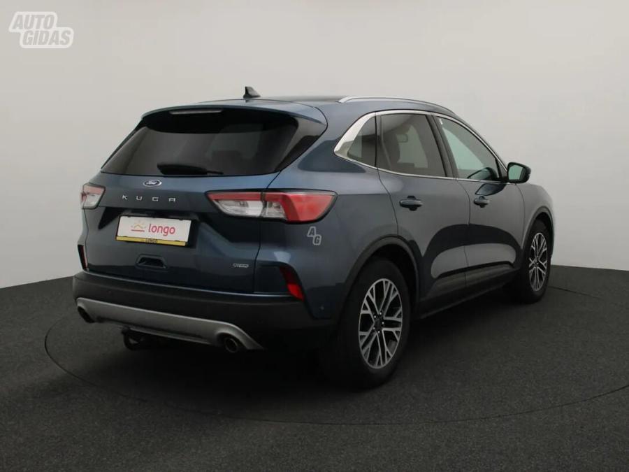 Blue Ford Kuga 2020 in Vilnius, with an engine capacity of 2.50 L and mileage of 157 thousand km for 17499 €, photo 9 on AUTOMOTO.COM.LV