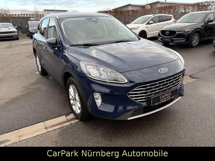 Blue Ford Kuga 2021 in Kaunas, with an engine capacity of 2.50 L and mileage of 40 thousand km for 23429 €, photo 3 on AUTOMOTO.COM.LV