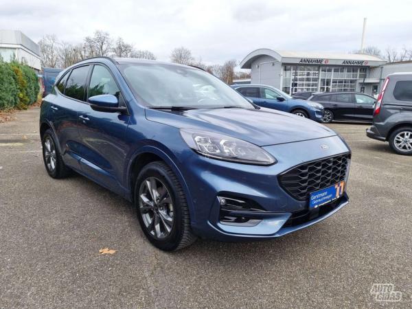 Blue Ford Kuga 2021 in Kaunas, with an engine capacity of 2.50 L and mileage of 54 thousand km for 28559 €, photo 3 on AUTOMOTO.COM.LV