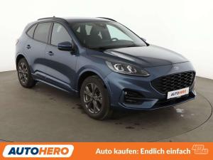 Blue Ford Kuga 2021 in Kaunas, with an engine capacity of 2.50 L and mileage of 47 thousand km for 28570 €, photo 8 on AUTOMOTO.COM.LV