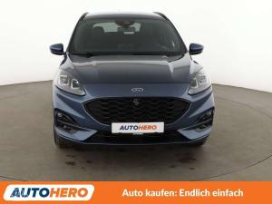 Blue Ford Kuga 2021 in Kaunas, with an engine capacity of 2.50 L and mileage of 47 thousand km for 28570 €, photo 9 on AUTOMOTO.COM.LV