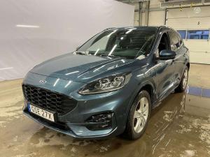 Blue Ford Kuga 2021 in Vilnius, with an engine capacity of 2.49 L and mileage of 65 thousand km for 21350 €, photo 3 on AUTOMOTO.COM.LV