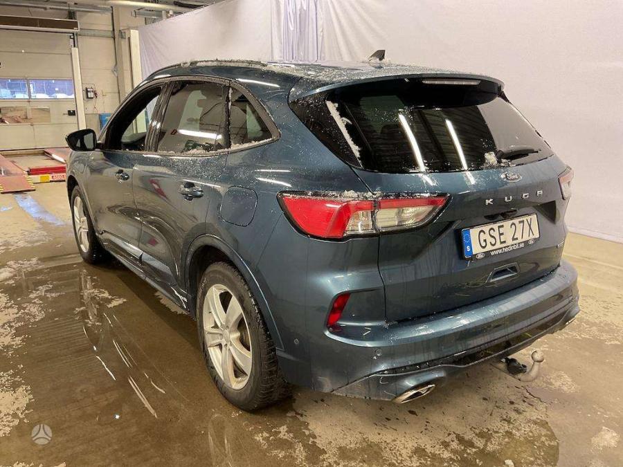 Blue Ford Kuga 2021 in Vilnius, with an engine capacity of 2.49 L and mileage of 65 thousand km for 21350 €, photo 4 on AUTOMOTO.COM.LV