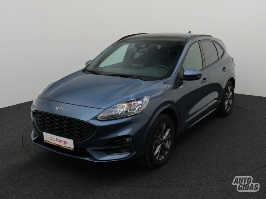 Blue Ford Kuga 2021 in Vilnius, with an engine capacity of 2.50 L and mileage of 190 thousand km for 18999 €, photo 1 on AUTOMOTO.COM.LV