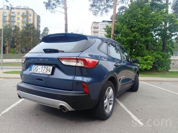 Blue Ford Kuga 2021 in Riga, with an engine capacity of 2.00 L and mileage of 67 thousand km for 16240 €, photo 6 on AUTOMOTO.COM.LV