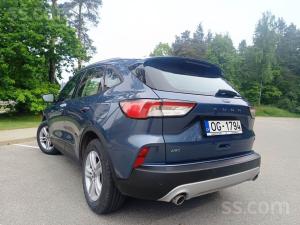Blue Ford Kuga 2021 in Riga, with an engine capacity of 2.00 L and mileage of 67 thousand km for 16240 €, photo 8 on AUTOMOTO.COM.LV