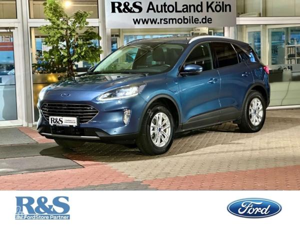 Zils Ford Kuga 2022 Kauņa, ar dzinēja tilpumu 2.50 L un nobraukumu 14 tūkst. km par 28477 €, foto 1 vietnē AUTOMOTO.COM.LV