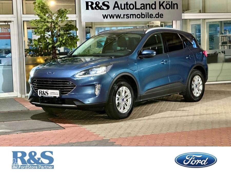 Blue Ford Kuga 2022 in Kaunas, with an engine capacity of 2.50 L and mileage of 14 thousand km for 28477 €, photo 1 on AUTOMOTO.COM.LV