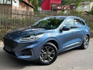 Zils Ford Kuga 2022 Kauņa, ar dzinēja tilpumu 2.50 L un nobraukumu 10 tūkst. km par 33214 €, foto  vietnē AUTOMOTO.COM.LV