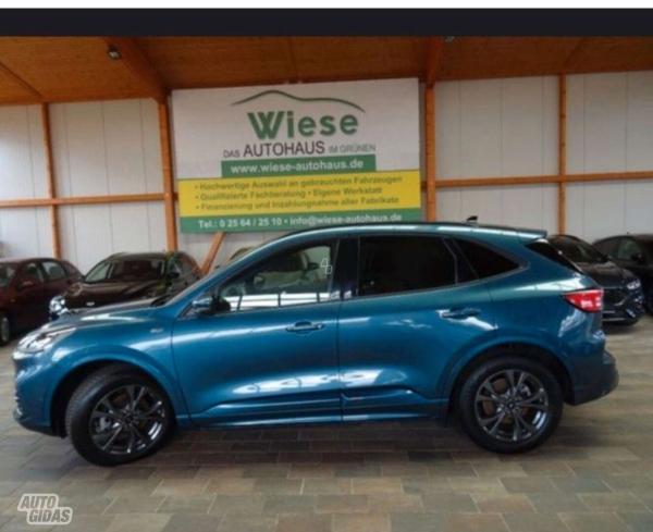 Blue Ford Kuga 2024 in Kaunas, with an engine capacity of 2.00 L and mileage of 26 thousand km for 31523 €, photo 1 on AUTOMOTO.COM.LV