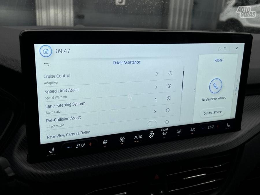 Zils Ford Kuga 2024 Kauņa, ar dzinēja tilpumu 2.50 L un nobraukumu 21 tūkst. km par 36999 €, foto 22 vietnē AUTOMOTO.COM.LV