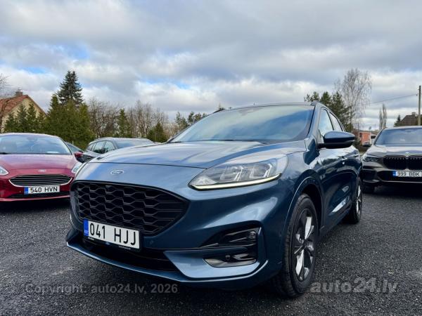 Blue Ford Kuga 2022 in Tartu, with an engine capacity of 1.50 L and mileage of 96 thousand km for 22900 €, photo 5 on AUTOMOTO.COM.LV