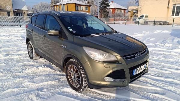 Brown Ford Kuga 2013 in Taurage, with an engine capacity of 1.60 L and mileage of 215 thousand km for 6900 €, photo 3 on AUTOMOTO.COM.LV