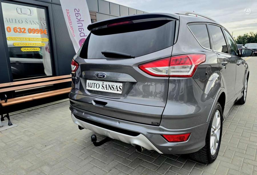 Brown Ford Kuga 2013 in Taurage, with an engine capacity of 2.00 L and mileage of 234 thousand km for 7200 €, photo 13 on AUTOMOTO.COM.LV