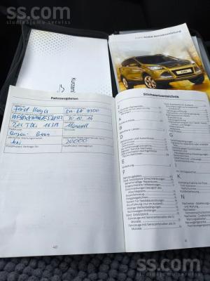 Brown Ford Kuga 2014 in Jelgava, with an engine capacity of 2.00 L and mileage of 196 thousand km for 10900 €, photo 21 on AUTOMOTO.COM.LV