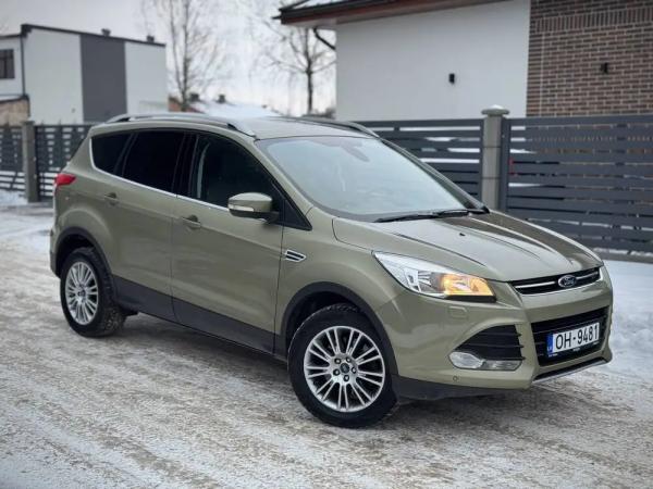 Brown Ford Kuga 2014 in Jelgava, with an engine capacity of 2.00 L and mileage of 339 thousand km for 7750 €, photo 4 on AUTOMOTO.COM.LV