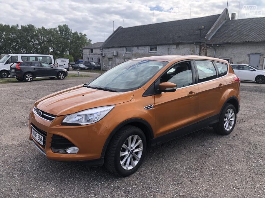 Brown Ford Kuga 2016 in Klaipeda, with an engine capacity of 1.50 L and mileage of 216 thousand km for 6500 €, photo 4 on AUTOMOTO.COM.LV
