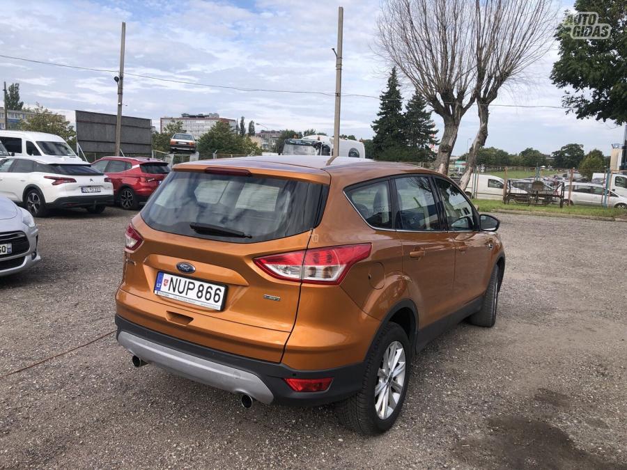 Brown Ford Kuga 2016 in Klaipeda, with an engine capacity of 1.50 L and mileage of 216 thousand km for 6500 €, photo 6 on AUTOMOTO.COM.LV