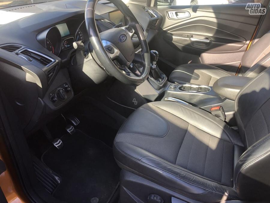 Brown Ford Kuga 2016 in Klaipeda, with an engine capacity of 1.50 L and mileage of 216 thousand km for 6500 €, photo 10 on AUTOMOTO.COM.LV