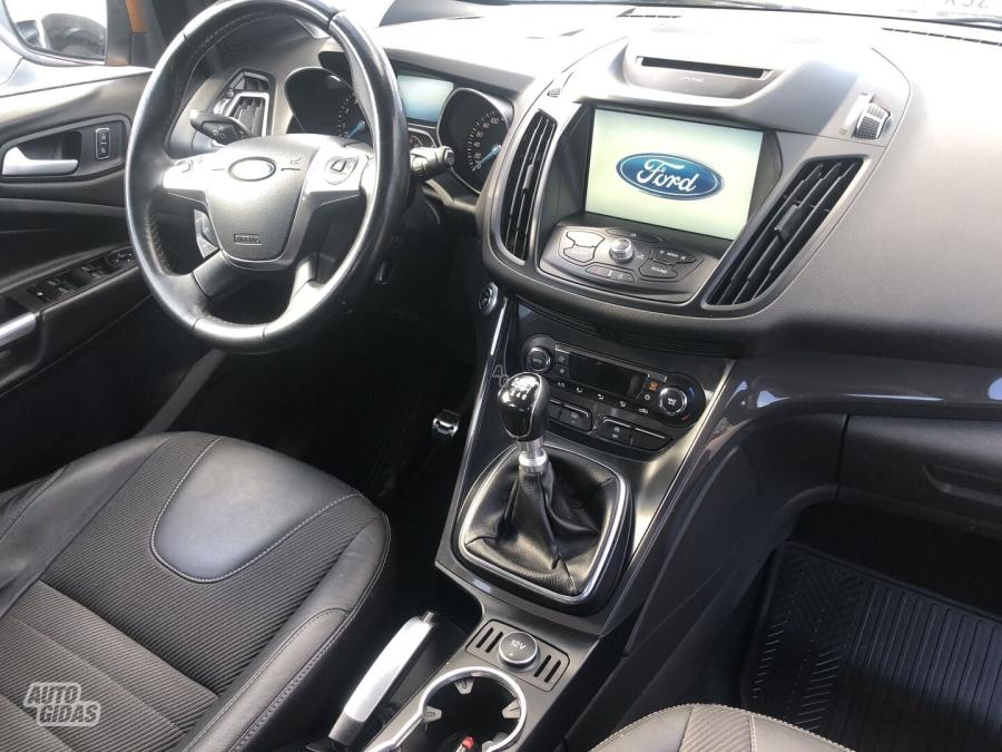 Brown Ford Kuga 2016 in Klaipeda, with an engine capacity of 1.50 L and mileage of 216 thousand km for 6500 €, photo 15 on AUTOMOTO.COM.LV
