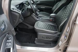 Brown Ford Kuga 2018 in Riga, with an engine capacity of 2.00 L and mileage of 199 thousand km for 11970 €, photo 22 on AUTOMOTO.COM.LV