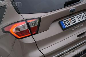 Brown Ford Kuga 2018 in Riga, with an engine capacity of 2.00 L and mileage of 199 thousand km for 10970 €, photo 17 on AUTOMOTO.COM.LV