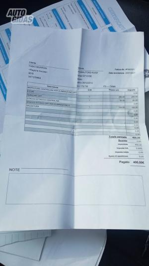 Ford Kuga 2012 in Panevezys, with an engine capacity of 2.00 L and mileage of 203 thousand km for 8000 €, photo 31 on AUTOMOTO.COM.LV