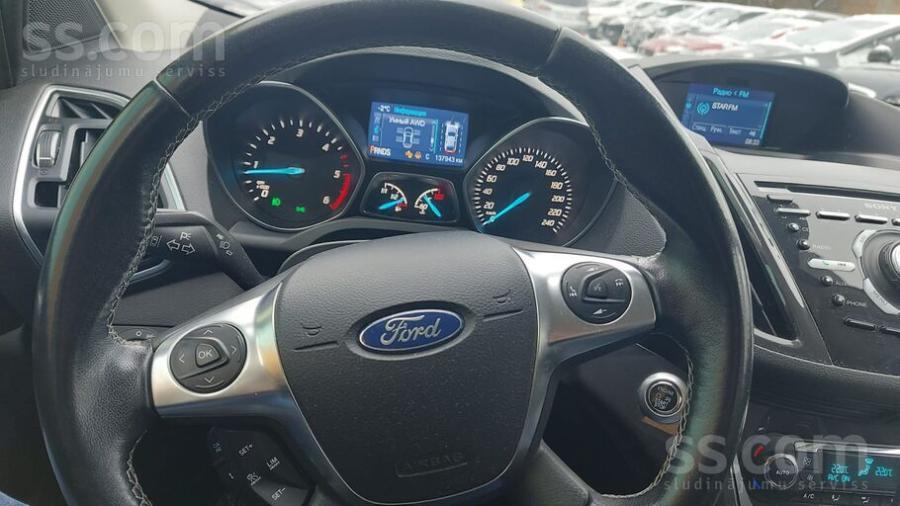 Ford Kuga 2015 in Daugavpils, with an engine capacity of 2.00 L and mileage of 0 thousand km for 9950 €, photo 16 on AUTOMOTO.COM.LV