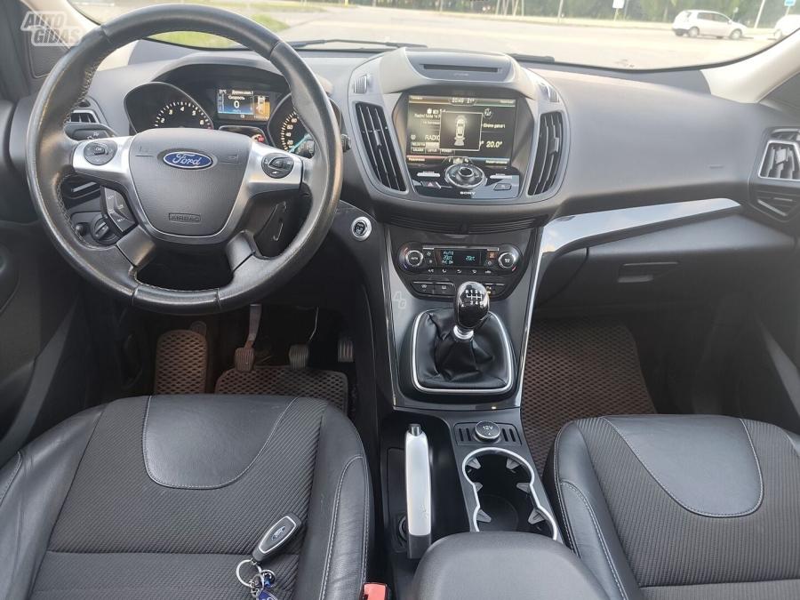 Ford Kuga 2016 in Klaipeda, with an engine capacity of 1.50 L and mileage of 143 thousand km for 11555 €, photo 14 on AUTOMOTO.COM.LV