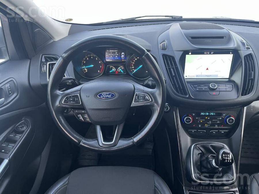 Ford Kuga 2017 in Riga, with an engine capacity of 1.50 L and mileage of 210 thousand km for 9950 €, photo 7 on AUTOMOTO.COM.LV
