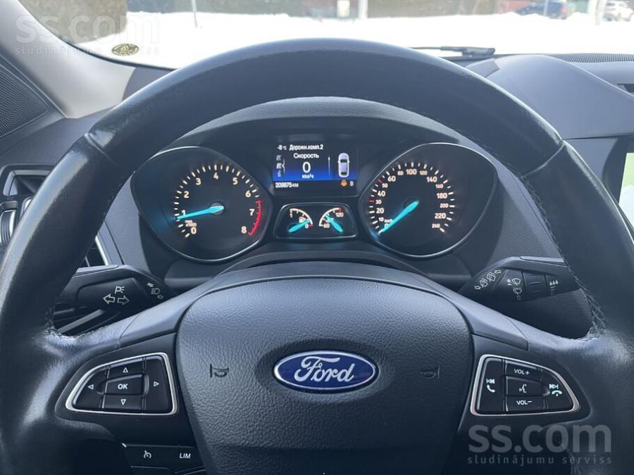 Ford Kuga 2017 in Riga, with an engine capacity of 1.50 L and mileage of 210 thousand km for 9950 €, photo 13 on AUTOMOTO.COM.LV