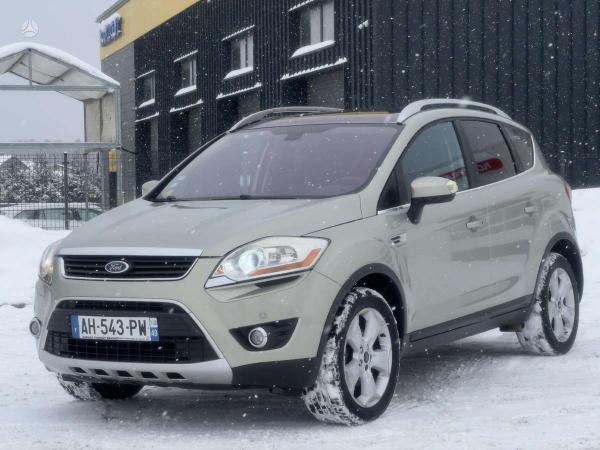 Green Ford Kuga 2008 in Taurage, with an engine capacity of 2.00 L and mileage of 230 thousand km for 4300 €, photo 1 on AUTOMOTO.COM.LV
