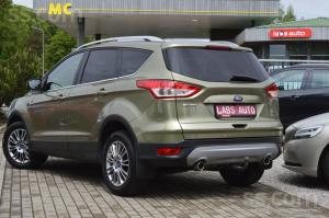 Green Ford Kuga 2013 in Tukums, with an engine capacity of 2.00 L and mileage of 168 thousand km for 20990 €, photo 4 on AUTOMOTO.COM.LV