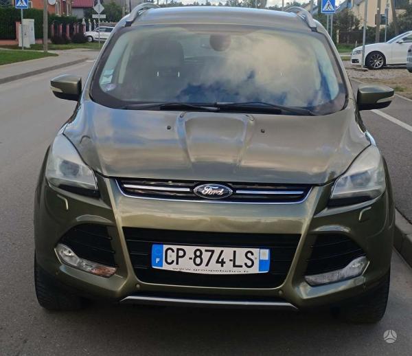 Green Ford Kuga 2013 in Taurage, with an engine capacity of 1.60 L and mileage of 210 thousand km for 6200 €, photo 3 on AUTOMOTO.COM.LV