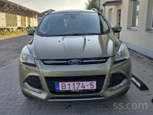 Green Ford Kuga 2014 in Kuldiga, with an engine capacity of 2.00 L and mileage of 188 thousand km for 9400 €, photo 6 on AUTOMOTO.COM.LV