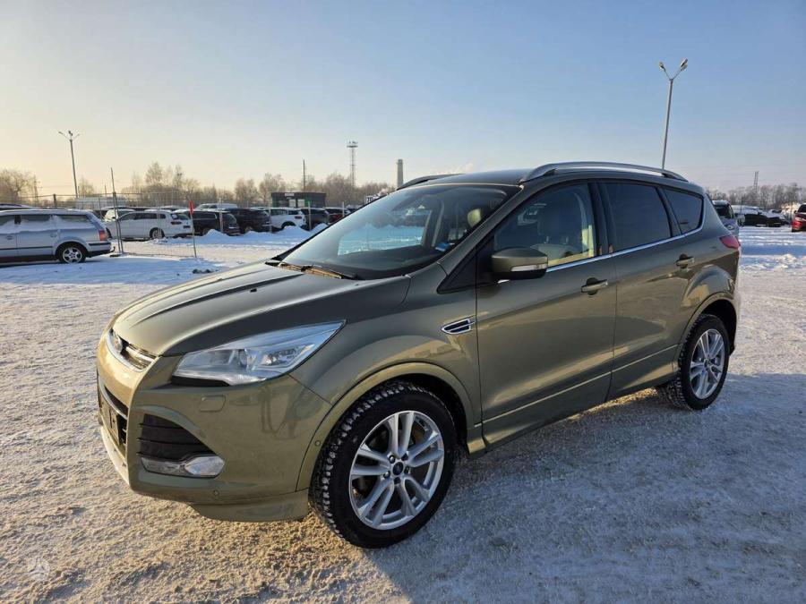 Green Ford Kuga 2014 in Marijampole, with an engine capacity of 1.60 L and mileage of 111 thousand km for 7290 €, photo 18 on AUTOMOTO.COM.LV