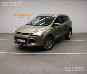 Zaļš Ford Kuga 2014 Rīga, ar dzinēja tilpumu 2.00 L un nobraukumu 218 tūkst. km par 3990 €, foto  vietnē AUTOMOTO.COM.LV