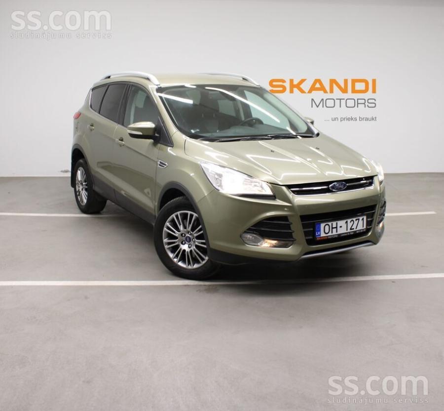 Zaļš Ford Kuga 2014 Rīga, ar dzinēja tilpumu 2.00 L un nobraukumu 218 tūkst. km par 3990 €, foto 4 vietnē AUTOMOTO.COM.LV